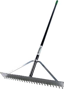 Amazon.com : Midwest Rake Aluminum Grading Rake, 66 Inch Handle (36 ...