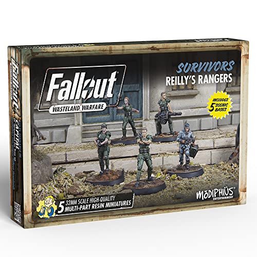 Modiphius Fallout Wasteland Warfare: Survivors: Reilly's Rangers - 5 ...