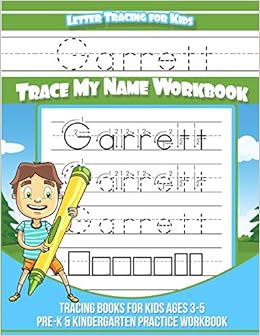 Buy Garrett Letter Tracing for Kids Trace my Name Workbook: Tracing ...