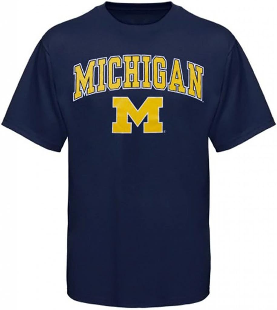 Universidad de Michigan Apparel Camiseta Sudadera con capucha y capucha ...