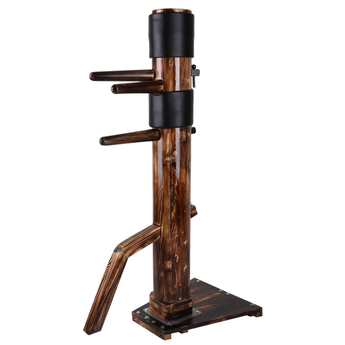 Wing Chun Wooden Dummy Stand With Wood ＆ Spring, Freestanding Mook Yan ...