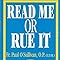 Read Me Or Rue It: Father Paul O'Sullivan: 9780895554581: Amazon.com: Books