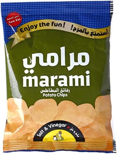 Marami Salt and Vinegar Flavor Potato Chips, 18 x 12 g, Blue price in ...