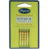Amazon.com: Superior Threads - Titanium-Coated Topstitch Needles #90/14 ...