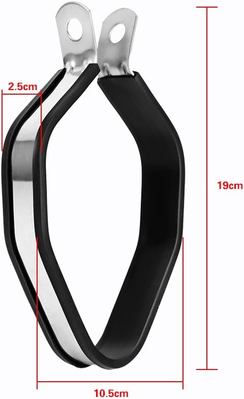 Motorcycle Hexagon Exhaust Muffler Pipe Silencer Hanger Mount Bracket ...