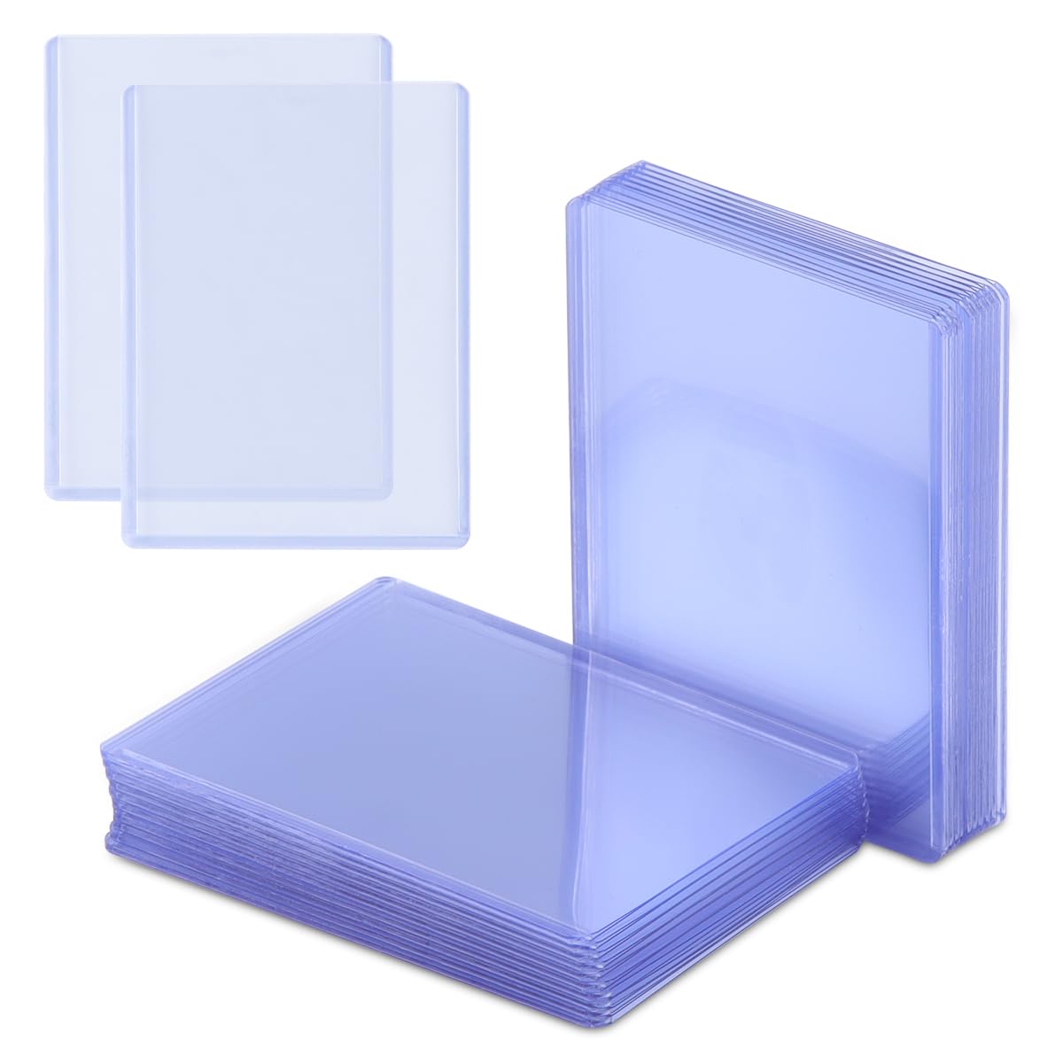 Mua 20 Pack 3"x4" Card Sleeves Hard Plastic Standard Top Loaders for ...