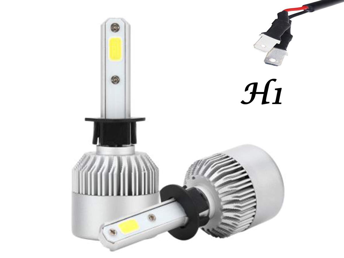 Kit de Focos LED Medida H1, 8000 Lumens con ventilador Para Faros ...