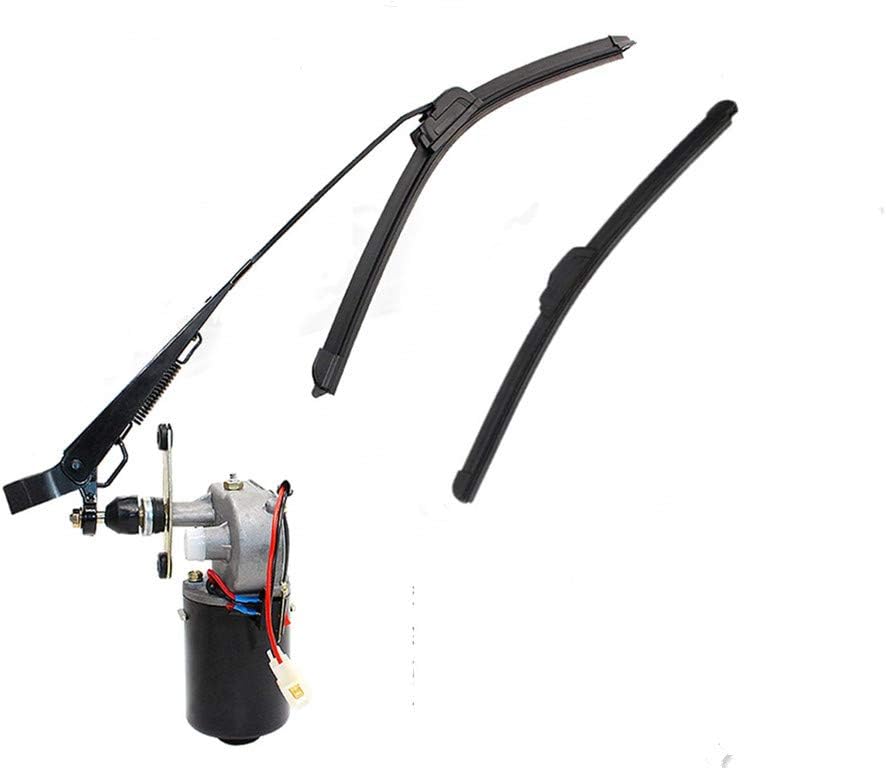 Amazon.com: Qarmar Electric UTV Windshield Wiper Kit w/ 12v Motor Fits ...