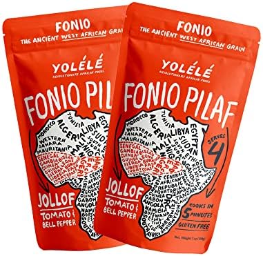Yolélé Fonio Grain Pilaf Mix African Supergrain Ancient Grains Organic ...