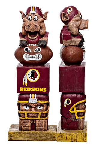 Buy Evergreen Tiki Totem Statue NFL Washington RedSkins Football Team ...