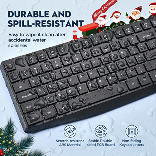 Wireless Keyboard And Mouse Combo Colikes 2 4g Usb Cordless Mouse And Keyboard 3 Level Dpi