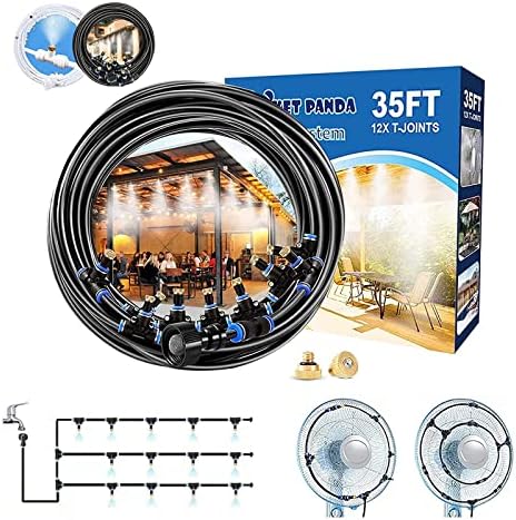 Misters for Outside Patio, 35FT Misting Cooling System, Outdoor Water ...