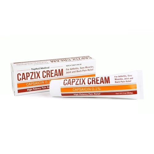 Capzix Cream for Pain Relief 2 OZ Capsaicin .1% High Potency/ Maximum ...