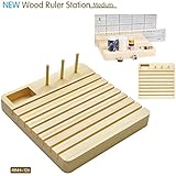 Amazon.com: Hardwood Quilt Ruler Rack with Spool Holder and Space to ...