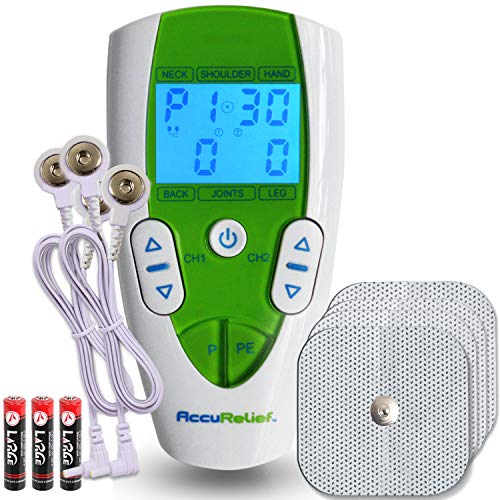 AccuRelief TENS Unit Pain Relief System - Muscle Stimulator For Pain ...