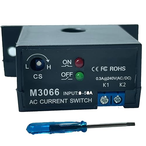 Current Sensing Relay AC Current Sensing Switch 0-50A Normally Closed ...