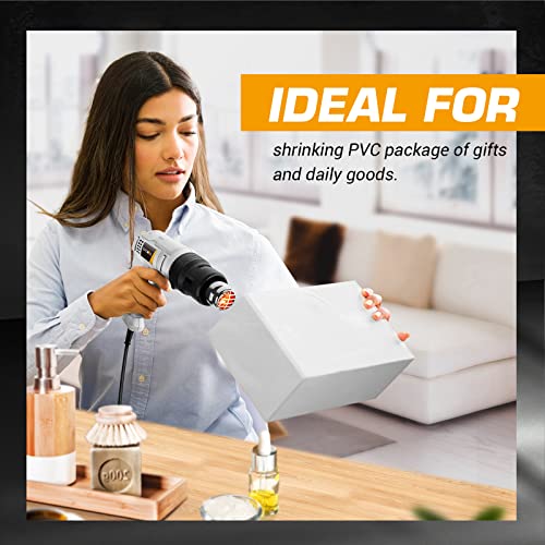 BATAVIA Heat Gun, 1500W Hot Air Gun Kit with 3-Temp Settings 122℉~1022 ...