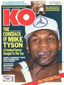 Mike Tyson Autographed Signed Magazine Cover Vintage #Q65698 - PSA/DNA ...