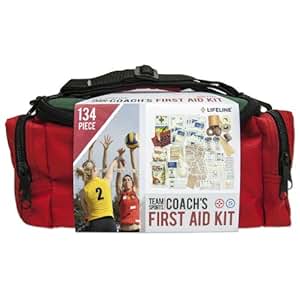 Amazon.com: Lifeline Team Sport First Aid and Safety Kit, Stocked with ...