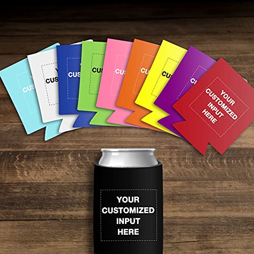 Personalized Can Sleeve Beer Coolers, Custom Can Cooler With Photo Logo ...