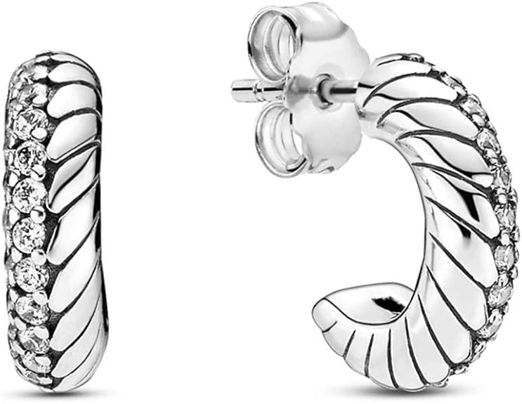 Pandora Ohrring Icons Sterling Silber und Zirkonia: Amazon.de: Schmuck