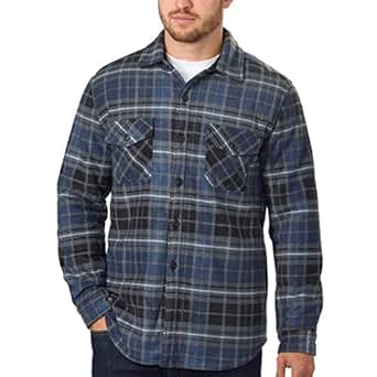 Freedom Foundry Men's Plaid Fleece Jackets Super Plush Sherpa Lined ...