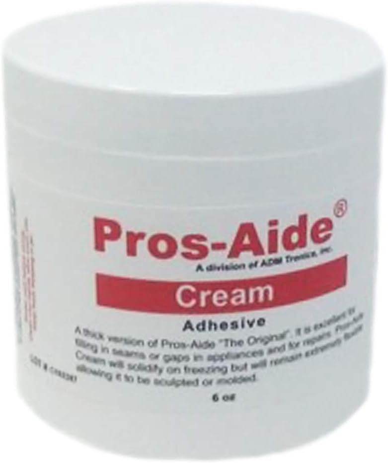 Pros-Aide Cream Adhesive 6 Oz. Jar - Official Product of ADM tronics by ...