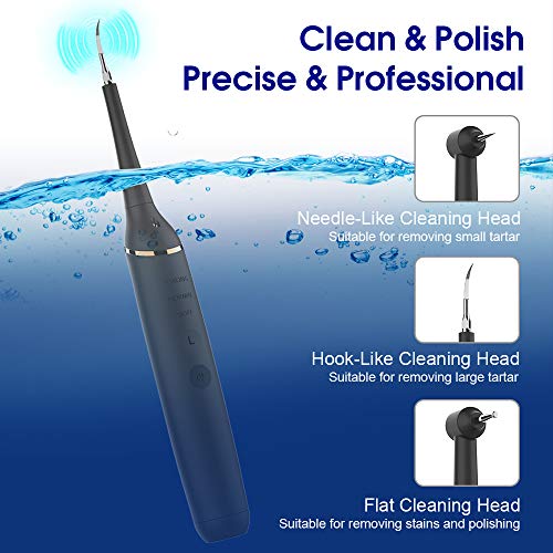 Plaque Remover for Teeth, Ultrasonic Tooth Cleaner Tartar Remover ...