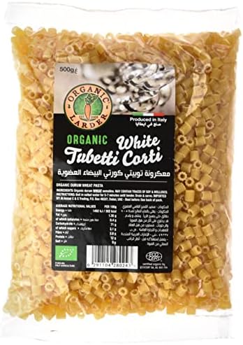 Organic Larder White Tubetti Cori Pasta, 500 g, Yellow price in Saudi ...