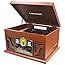Amazon.com: Victrola Nostalgic Classic Wood 6-in-1 Bluetooth Turntable ...