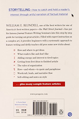 The Art And Craft Of Feature Writing Based On The Wall Street Journal 
