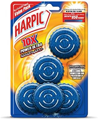 سعر Harpic Toilet Block In The Cistern Flushmatic, Power Ultra, 5 X 45g ...
