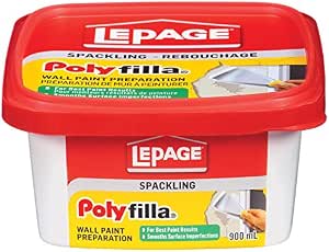 LePage Poly Filla Wall Paint Preparation, Spackling, 900ml (1256105 ...