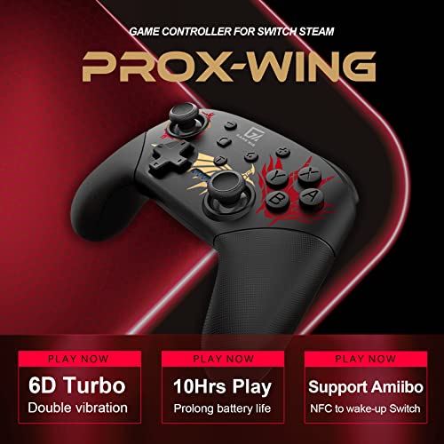 GAME'NIR PROX-WING Wireless Pro Controller for Nintendo Switch OLED ...