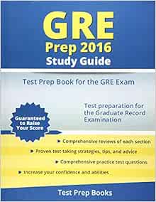 GRE Prep 2016 Study Guide: Test Prep Book for the GRE Exam: GRE Test ...