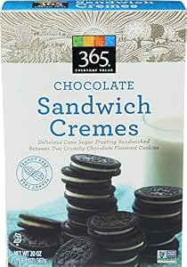 365 Everyday Value, Chocolate Sandwich Cremes, 20 oz: Amazon.com ...