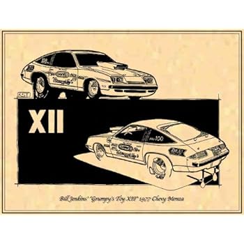 Amazon.com: Bill Grumpy Jenkins' 1977 Pro Stock Chevy Monza: Prints ...