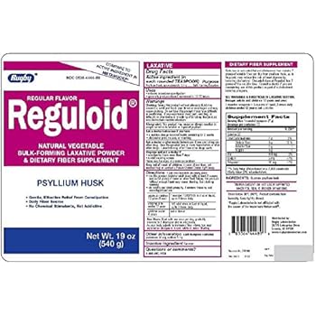 Amazon.com: Reguloid Natural Vegetable Bulk-Forming Laxative, Orange ...