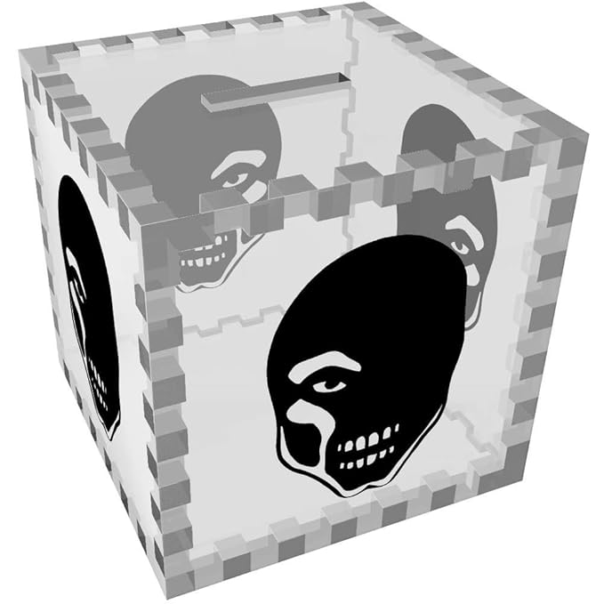 'Creepy Face' Clear Money Box / Piggy Bank (MB00075491): Amazon.co.uk ...