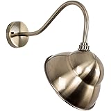 Silver Swan Neck Sign Light/Pub Light Exterior Outdoor Lighting: Amazon ...