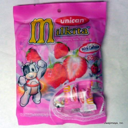 Amazon.com : Unican Milkita Assorted Milk Lollipop 15 pcs 6.08 oz ...
