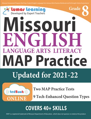 Missouri Assessment Program Test Prep: Grade 8 English Language Arts ...