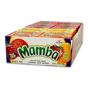 Amazon.com : Mamba Fruit Chews 48-0.88 oz packs : Grocery & Gourmet Food