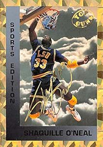 Amazon.com: Shaquille O'Neal basketball card (LSU Tigers, Shaq) 1993 ...