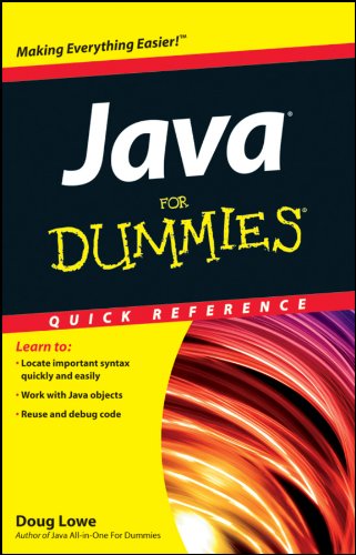 Java For Dummies Quick Reference: Lowe, Doug: 9781118168233: Amazon.com ...