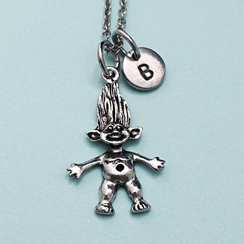 Amazon.com: Troll necklace, troll charm, good luck charm necklace ...