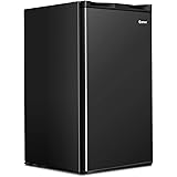 Amazon.com: COSTWAY 3.2 Cu. Ft. Refrigerator Single Door Compact Mini Contemporary Classic ...