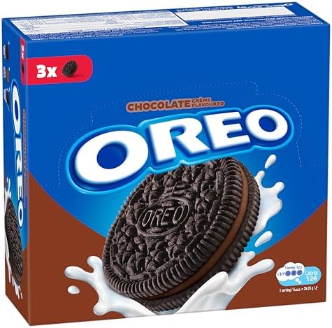 Oreo Chocolate Creme Filled Biscuit 3 cookies (26.25g) pack of 12 price ...