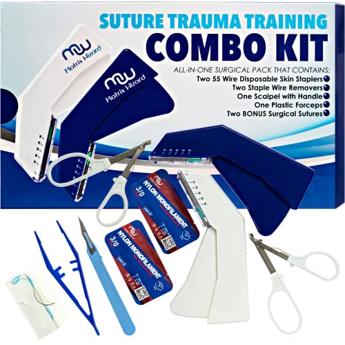 Advanced Sterile Suture Tool Kit - First Aid Field Emergency Practice ...