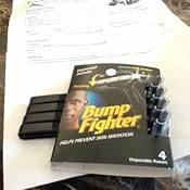 Amazon.com: Bump Fighter Mens Disposable Razors Mens - 4 per packs: Beauty